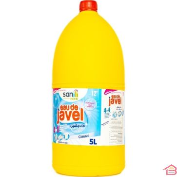 EAU DE JAVEL CLASSIQUE 12 DEGRÉS BIDON 5 LITRES DÉSINFECTANTE ...