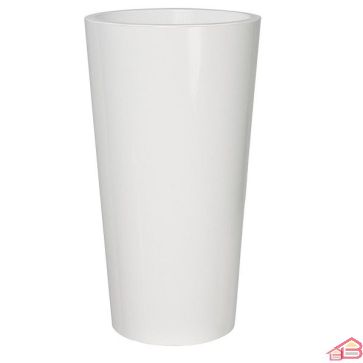 POT TUIT DIAM 40 CM AVEC BAC INTEGRE BLANC Pots Et Jardinières ...