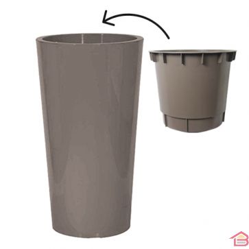 POT TUIT DIAM 40 CM AVEC BAC INTEGRE TOURTERELL Pots Et Jardinieres ...